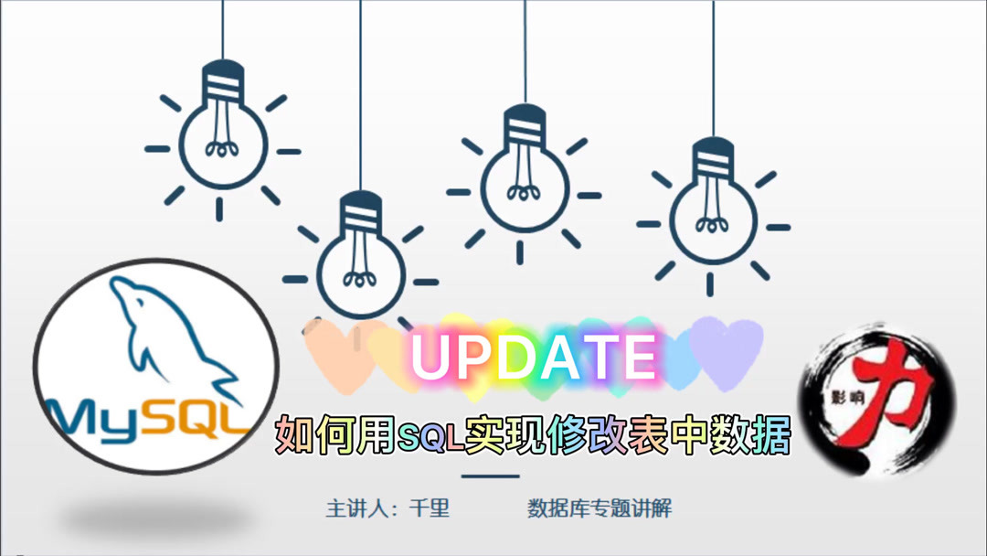 数据库UPDATE操作,如何通过语句更新数据,语法代码操作是怎样的