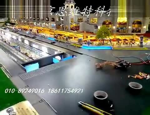 大型别墅商业升降模型