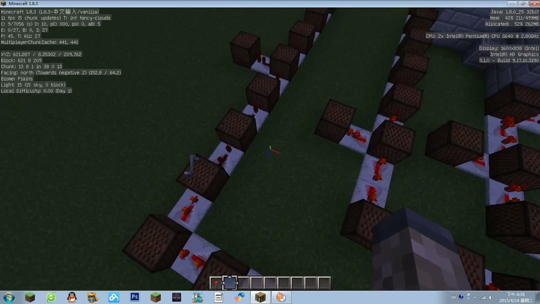 Minecraft_音符盒演奏_再飞行