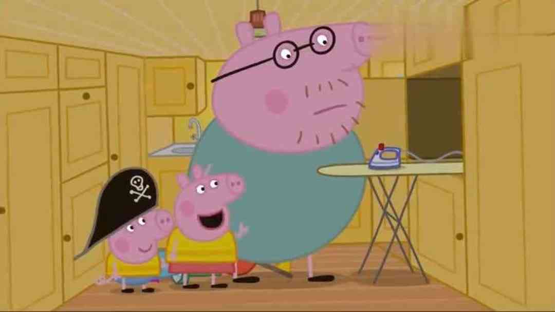 小猪佩奇-猪爷爷的厨房里乱七八糟的什么都有就是找不到午餐0