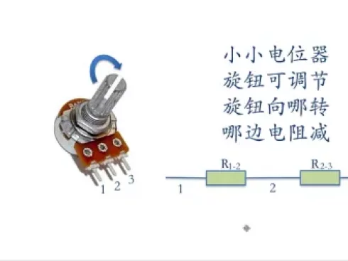 零基础入门学用Arduino教程 - 28 模拟输入1 - 学用电位器