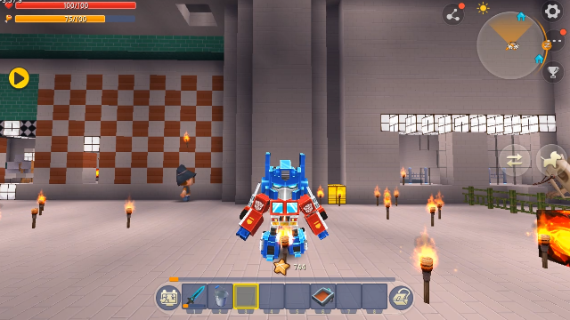 迷你世界:生存到极致就像开挂,半仙真是个地主老财