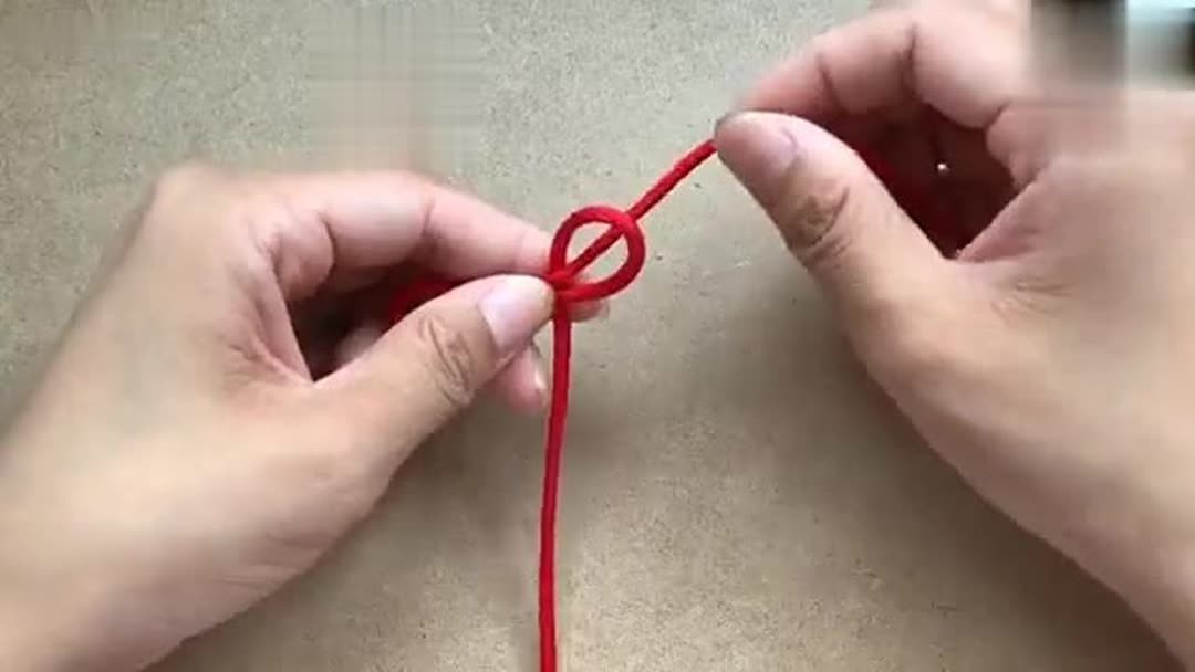 中国结基础结《金刚结》教程 手工编绳手绳基本编法教学