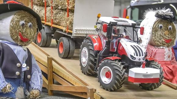 机械卡车牵引工程车模型展