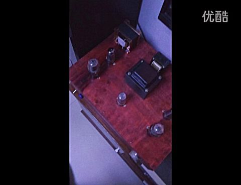 胆机6J8P推6P3P三极管接法,壳子制作完成,试机