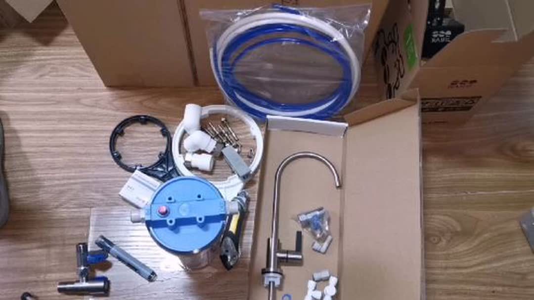 帮江苏溧阳客户配置的全屋净水和饮用水方案,管件连接说明