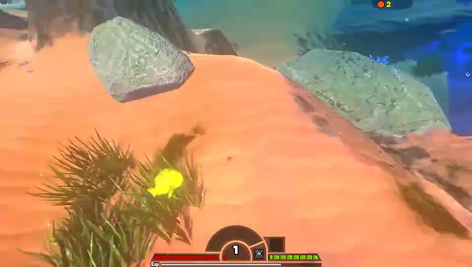 模拟食人鱼 全新生存模式 遇到恐龙时代的巨型怪鱼 屌德斯解说