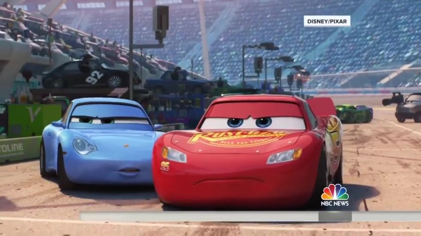 《赛车总动员3:极速挑战》剪辑,片尾附皮克斯超精细制作!