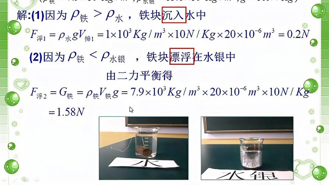 浮力、密度相关的典型计算题07--中考重点--会方法很很重要