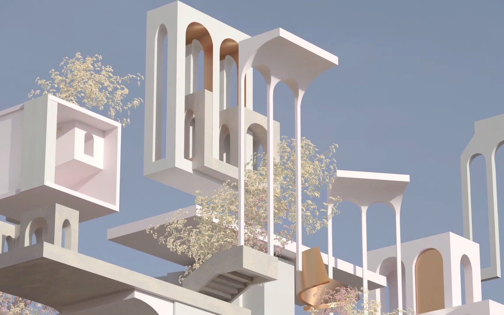 C4D 慢动作超舒适鲸鱼动画 Оля Ч. - Кит