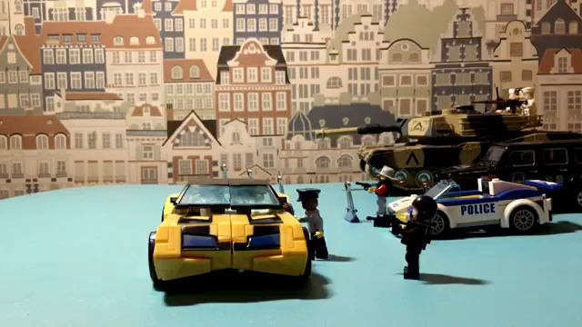 8岁小朋友的定格动画 乐高警察