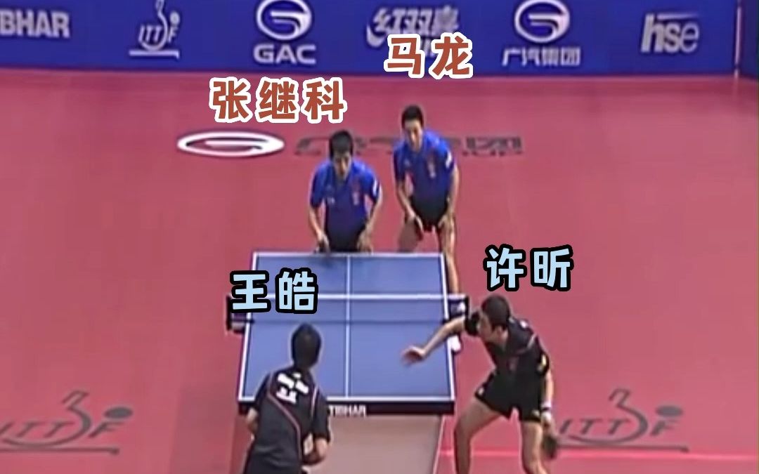 《国乒男双早期跳舞视频》许昕、马龙、张继科、王皓,一场四个人...