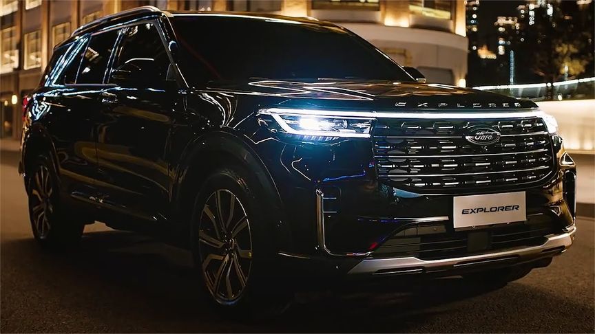 2022款福特探险者闪亮登场!配V6引擎爆400马力,大众途昂靠边站