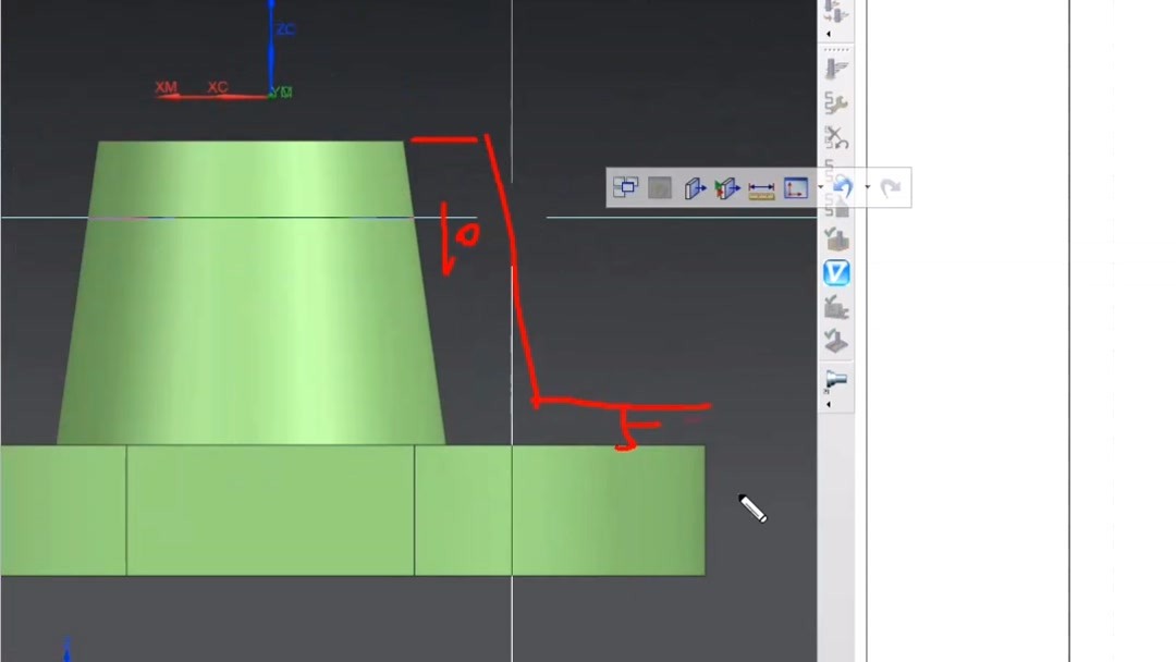 UG编程底壁铣花俏刀路之底面与侧面开粗