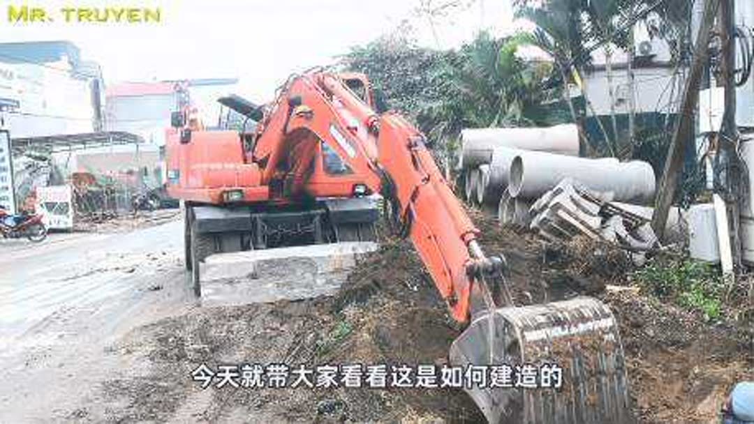 城市里的排水沟是如何建造的,这精湛的手艺,让人眼前一亮