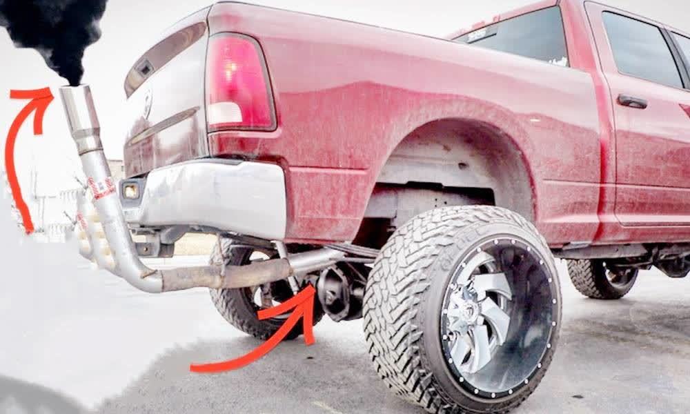 汽车改装,如果把排气管出口放到上面会如何?