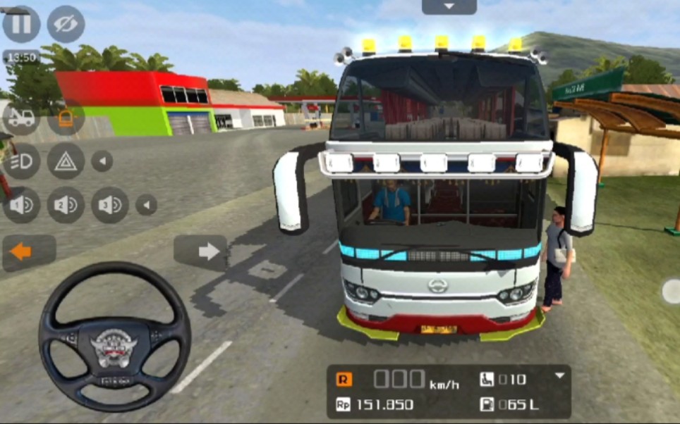 《手游巴士模拟》开超级巴士载客赚钱,大桥风光无限,还好只是点小插曲!