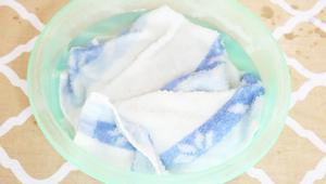 不管多脏的毛巾,用它泡一泡,毛巾洁净如新还杀菌