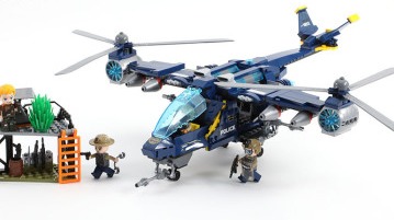 【动漫异次元】启蒙积木 警察系列 1922 鱼鹰出动