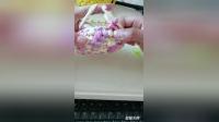 布条线珍珠手提水桶包编织教程第33集