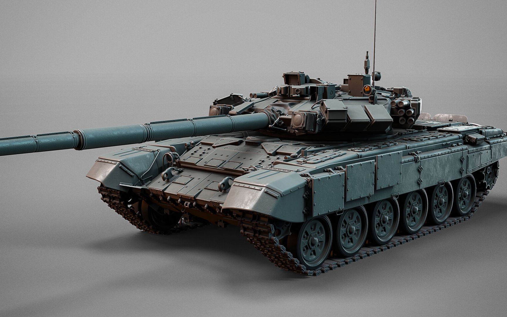 【3Dmax建模】0基础也能制作的坦克教程,超详细模型布线、卡线案例