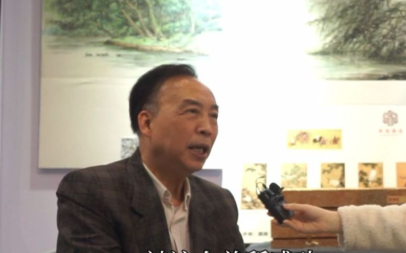 第26届广州艺博会艺术家采访特辑:国画家 黄锐才