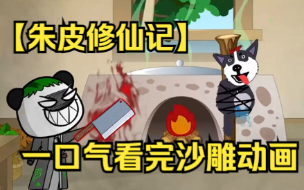 沙雕漫画解说【朱皮修仙记】,意外穿越到修仙世界,随便打个木桩就...
