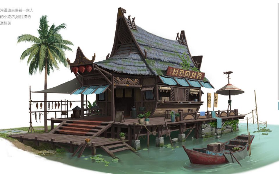 【Maya建模】CG影视级“船坞”场景,maya场景模型制作思路全过程