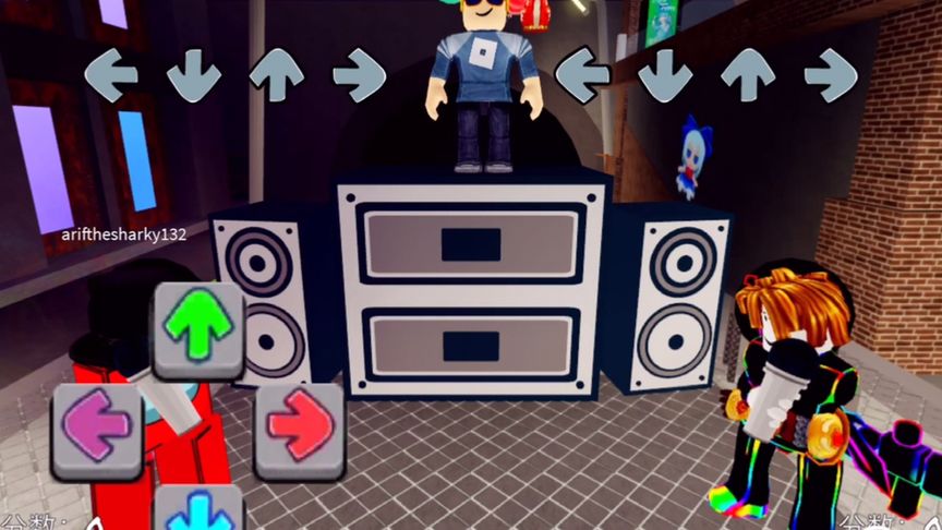 Fnf 我们之中模组(roblox)#机械砖块
