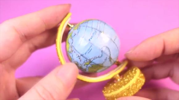 创意DIY,自己动手做一个迷你地球仪,真实可以用哦!