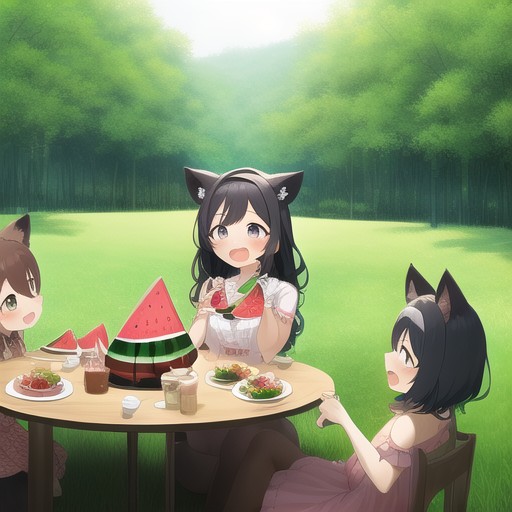 爱吃西瓜的小妖怪 