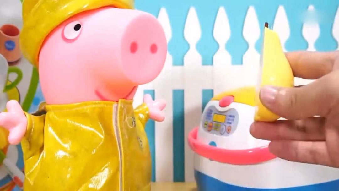 【儿童动画】佩奇有点饿了,开始使用电饭煲为自己做顿丰盛的美食