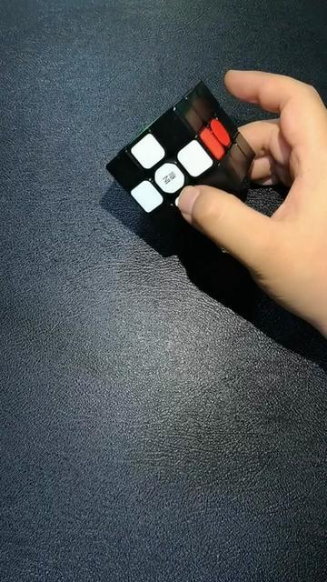 0基础学魔方,第二步白色十字 非标简单易学魔方动手动脑让孩子远离...