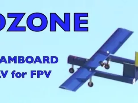 自制可折叠猎鹰航模FPV
