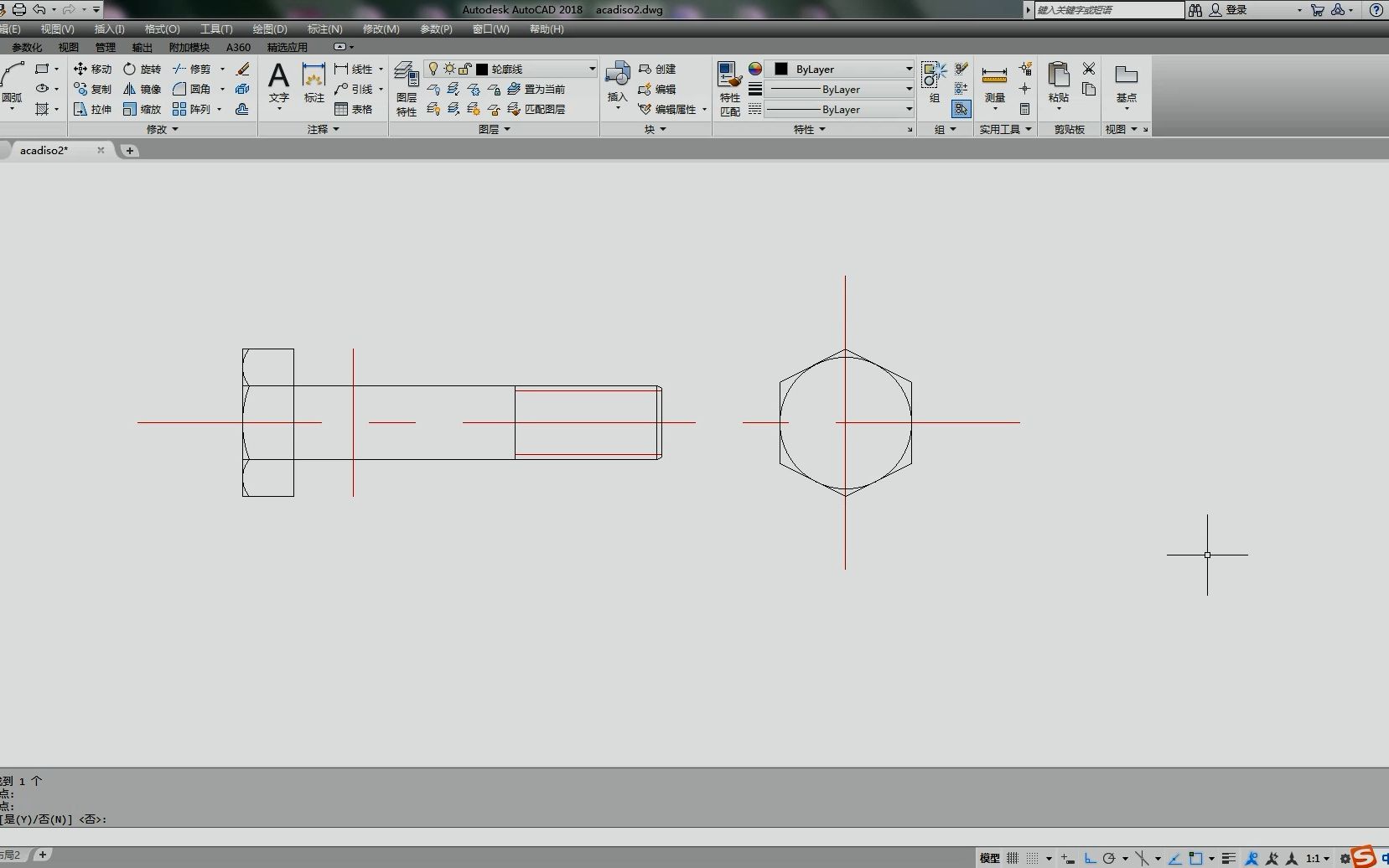 AutoCAD-螺栓-02
