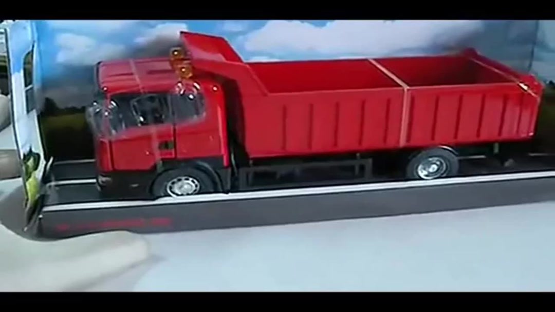 模型玩具车视频 新城市工程 合金汽车模型工程车系列