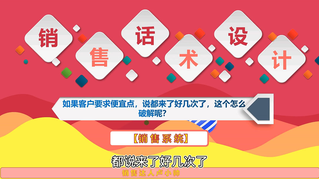 教你一个说服客户购买产品的话术套路,管用,够用,好用