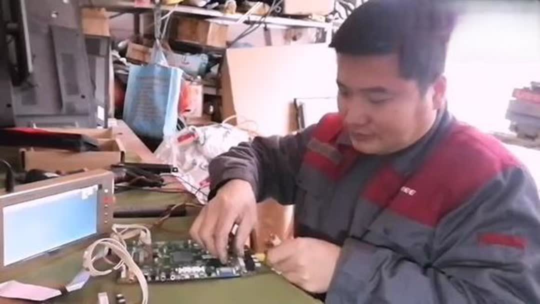 液晶电视主板测试工装,修板方便多了