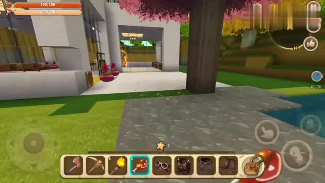 迷你世界开启纯生存进入黄金世界的传送门