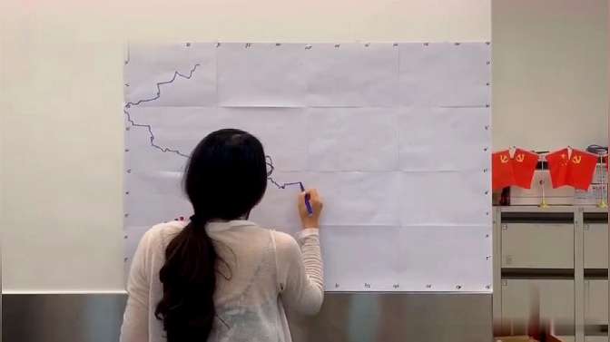 手绘中国地图,一直手绘制祖国的轮廓,快来感受一下