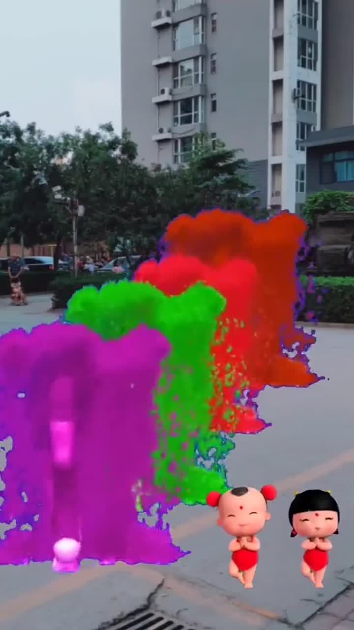 散落粒子漂亮特效视频制作