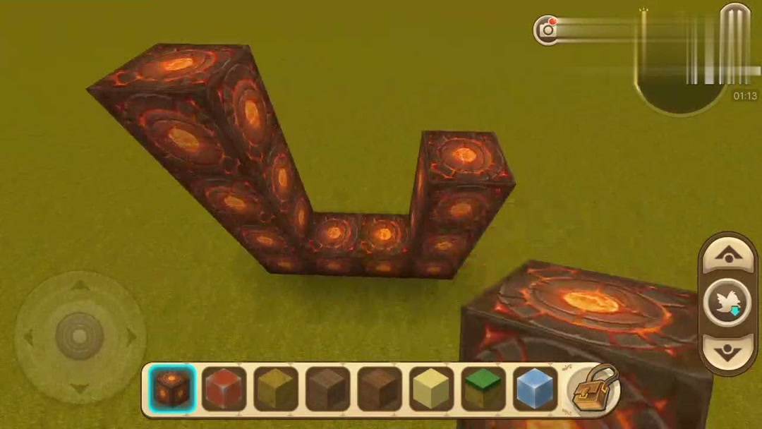 迷你世界:制作通往桃花林世界的传送门入口教学.