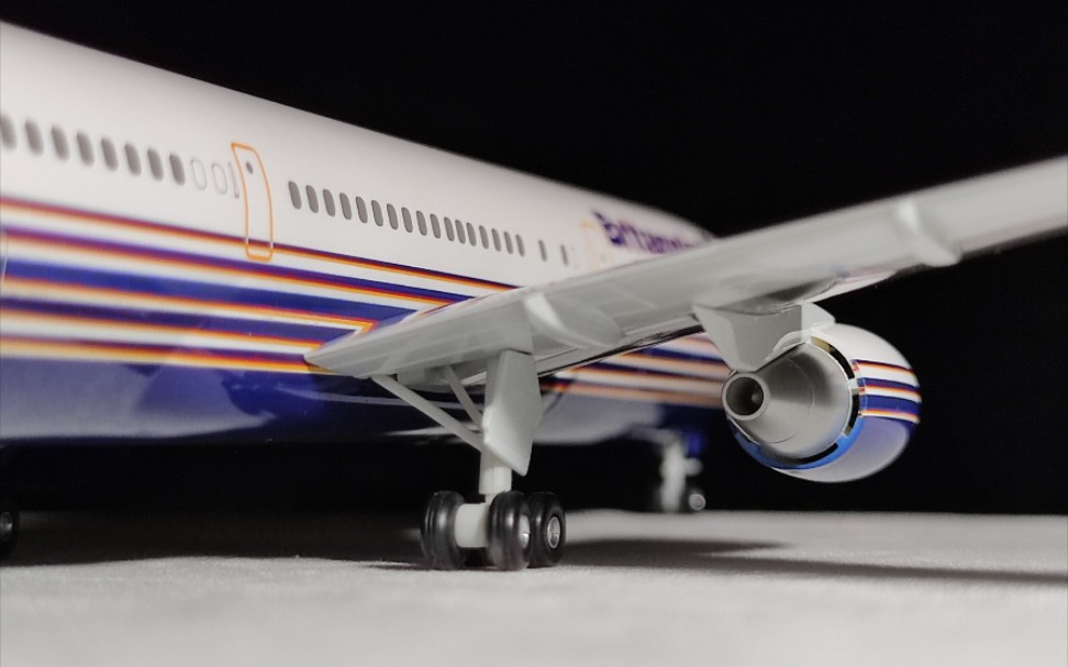 【917PinkPig】Hogan 1:200 大不列颠航空波音767-300 客机模型拼装...