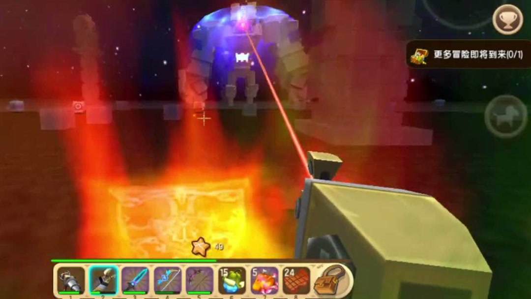 迷你世界:用弓箭打远古巨人,怎么打不死呢?