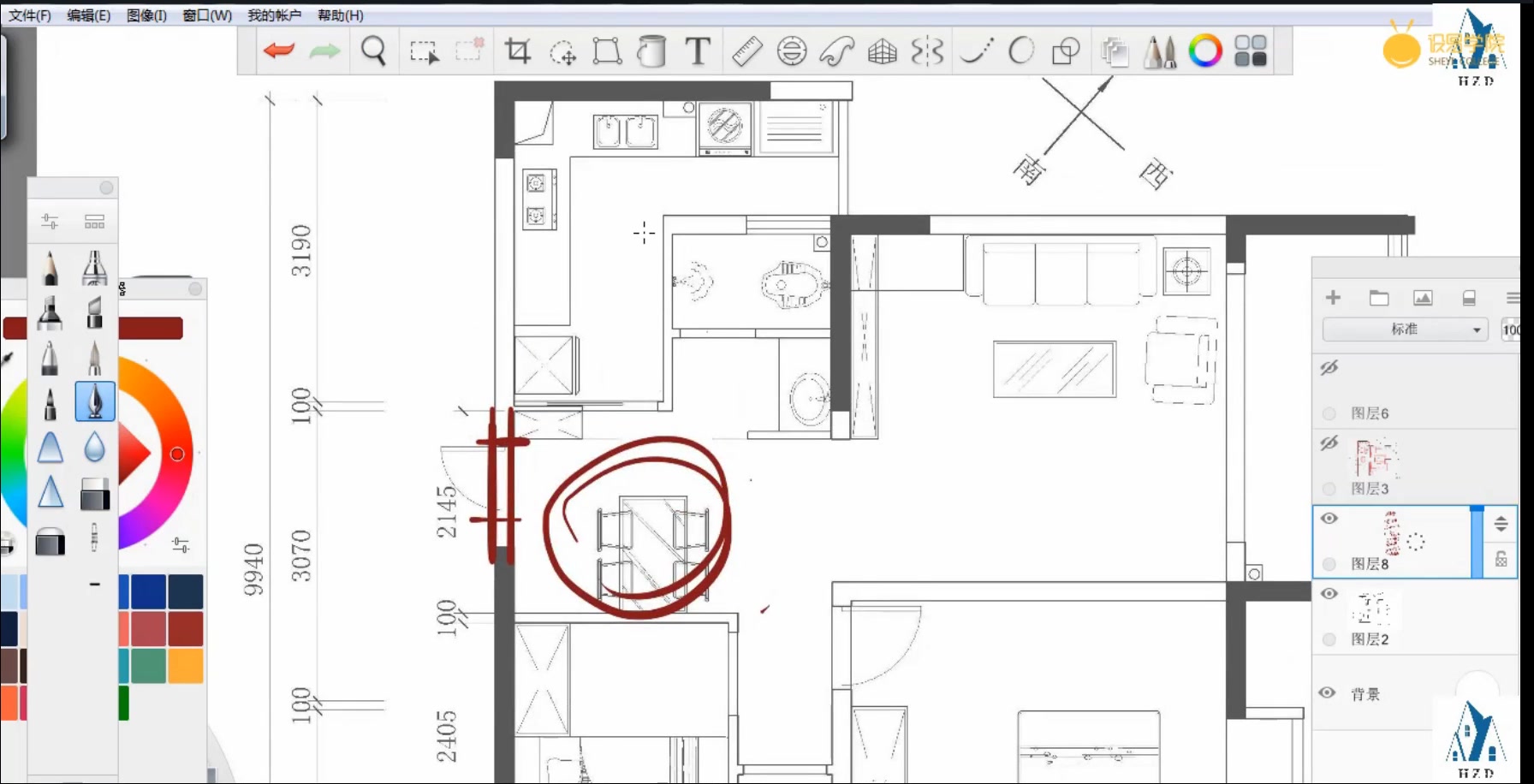 7-三居室空间优化思路(空间优化思路一)