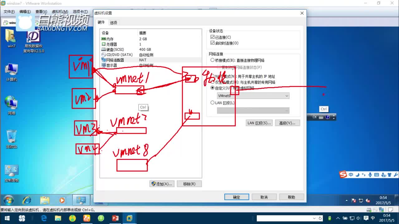 【51CTO学院】实战微课-5分钟带你学会 VMWare虚拟机网络设置