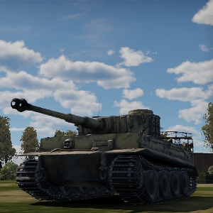 100毫米斜装甲的虎式 