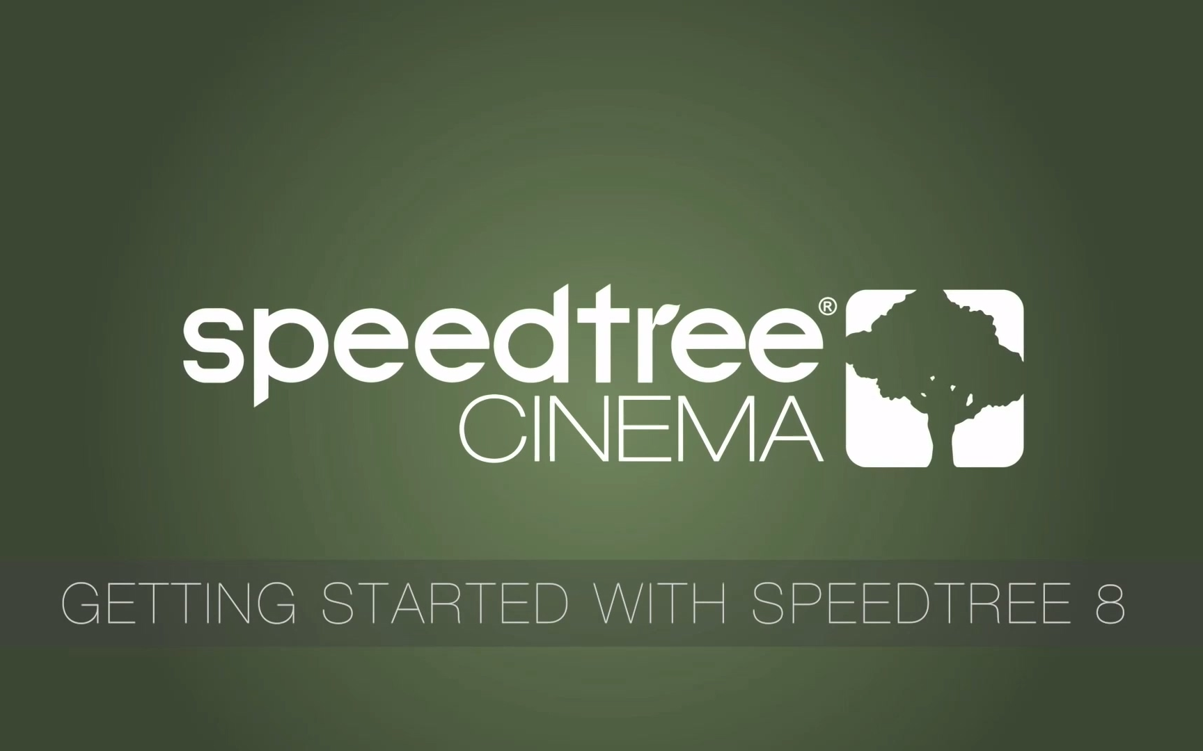 【中字】SpeedTree 8 官方教程