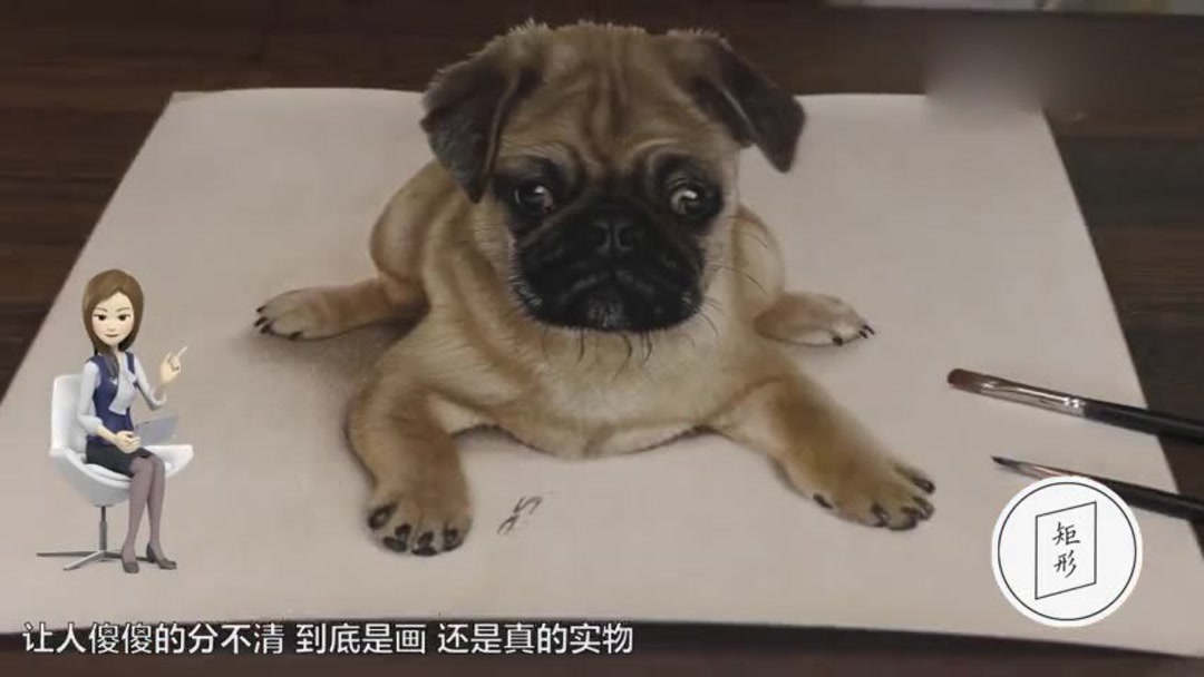 艺术家的3D立体画,让人真假难分,你能看出来吗?