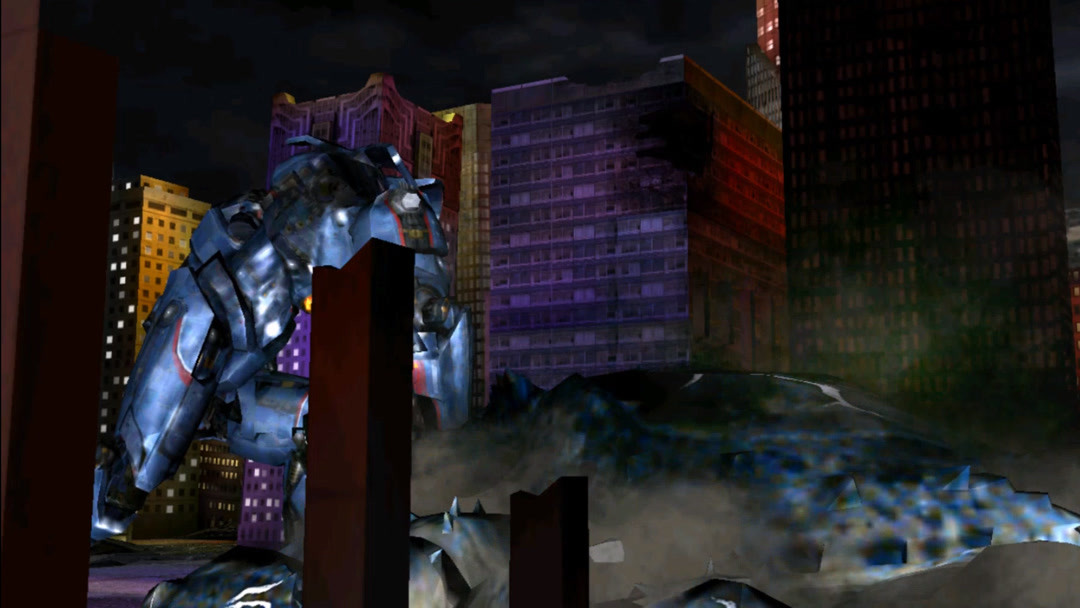 环太平洋:新型机甲大战巨型螃蟹BOSS游戏